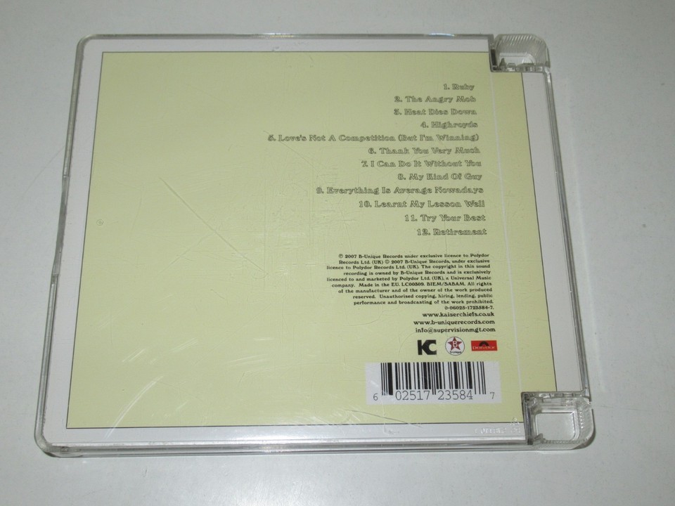 Kaiser Chiefs / Yours Truly, Angry Mob (Polydor 0-06025-1725584-7) CD ...