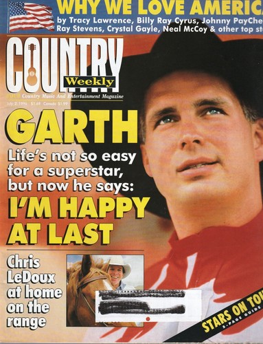 Country Weekly Magazine Jul 2 1996 Garth Chris LeDoux Tracy Lawrence ...