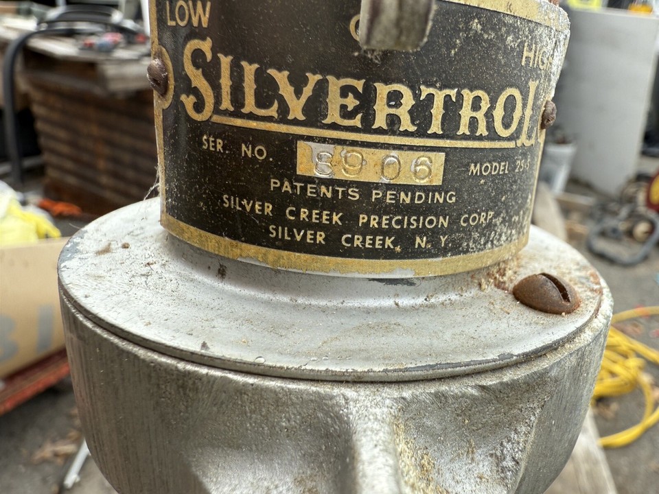 Vintage Silvertrol Electric Trolling Boat Motor Model 25-S Works All ...