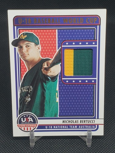 2023 Panini USA Stars & Stripes Nicholas Bertucci Patch (#6/10) | eBay