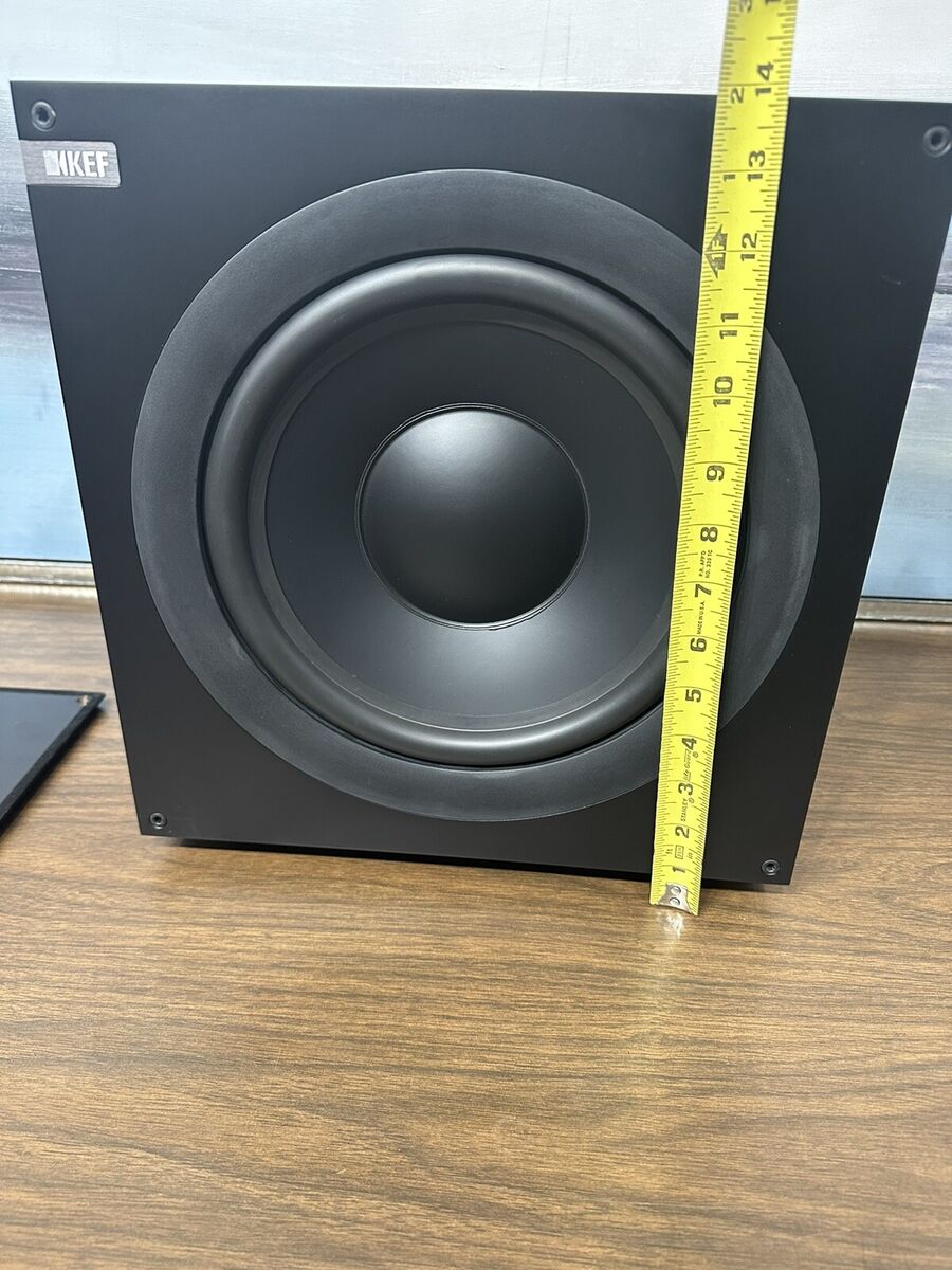 KEF Q400B Front Firing Powerful Subwoofer 200W works great KEF Q400B Front Firing Powerful Subwoofer 200W works great