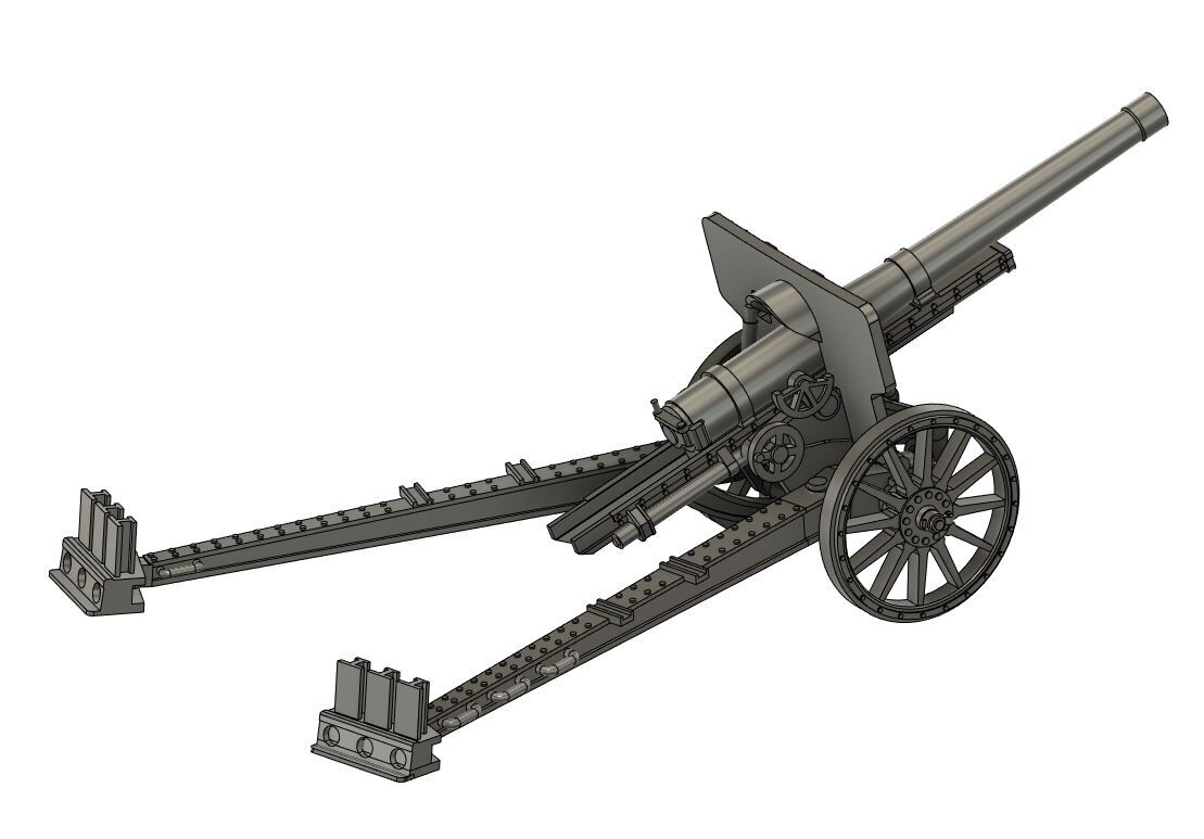 Bolt Action Compatible: Japanese Type 96 150mm howitzer (1:56 Scale) | eBay