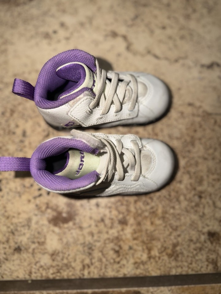 Little Girls Purple Jordans Size 6c | eBay
