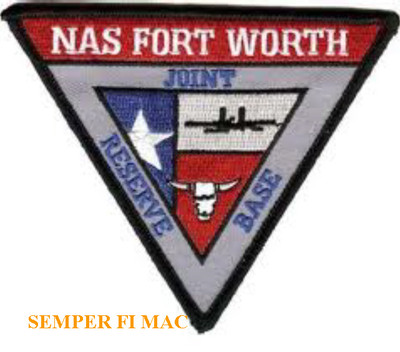 US NAVAL AIR STATION FORT WORTH PATCH JRB JOINT RESERVE BASE NAVY ...
