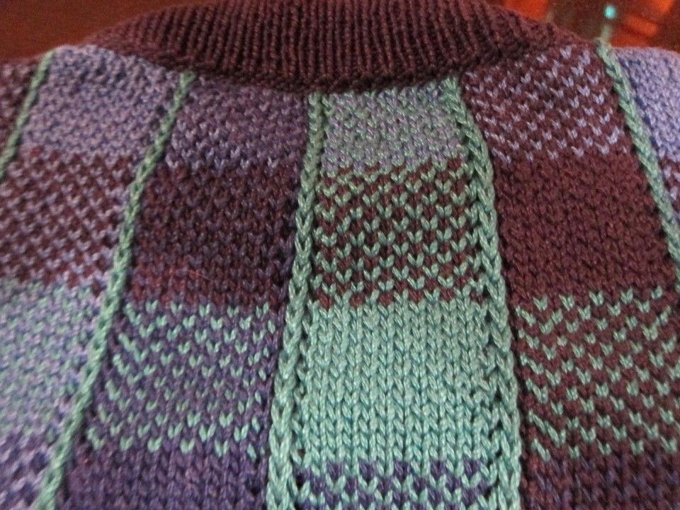 Peruvian Connection Men's Sweater Hand Knitted Cotton - Helen Hamann ...