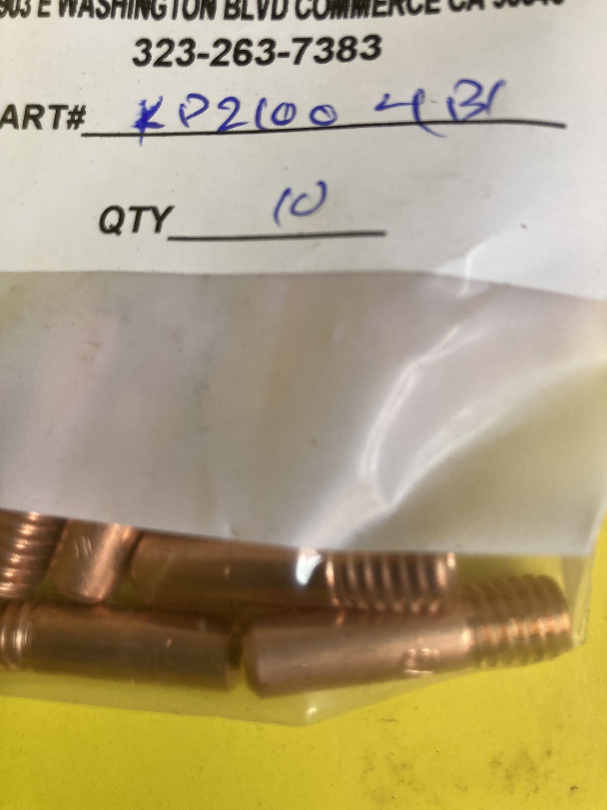 KP2100-4B1 5/64 Tip & 15 KP2089-1 Protector - Lincoln LN25 K126 Gun ...