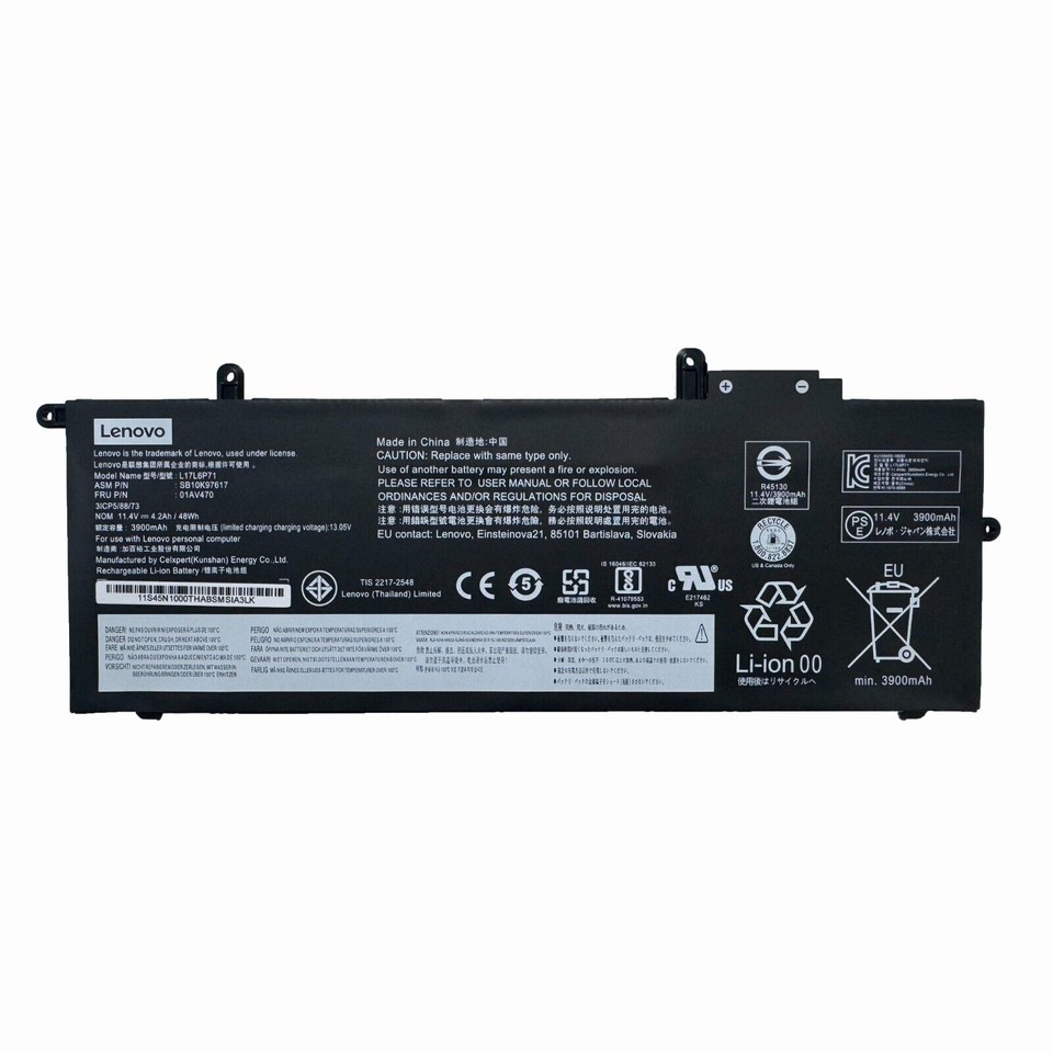 Genuine 01AV470 L17L6P71 SB10K97617 Battery For Lenovo ThinkPad X280 ...