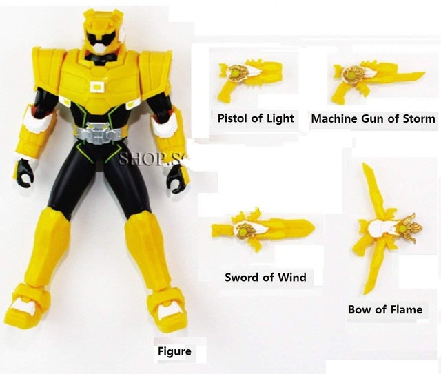 MINIFORCE Max Korean Robot Action Figure Yellow 5.5" Mountable 4 ...