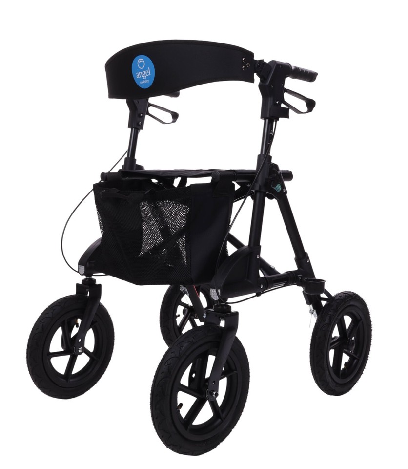Angel Mobility AMR006 All Terrain Lightweight Folding Rollator With ...