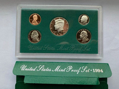 1994 Proof Set Original Mint Packaging with Certificate of Authenticity | eBay