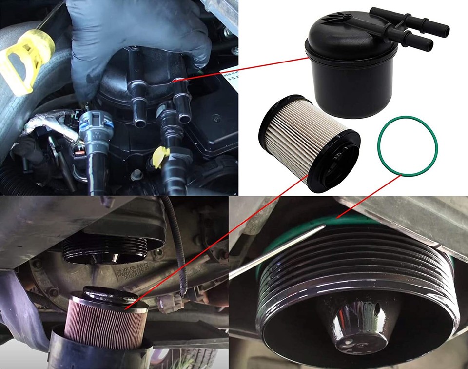 6X Fuel Filter Kit 6.7L Diesel For Ford F250 F350 F450 F550 2011-2016 ...