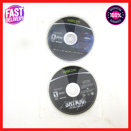 Microsoft Xbox Original Games Discs Only - Lot Of 3, Batman Vengeance ...