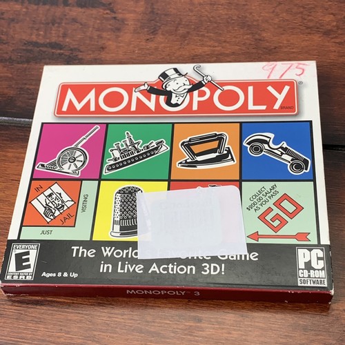 Monopoly PC CD-ROM Game 2006 Encore Jewel Case | eBay