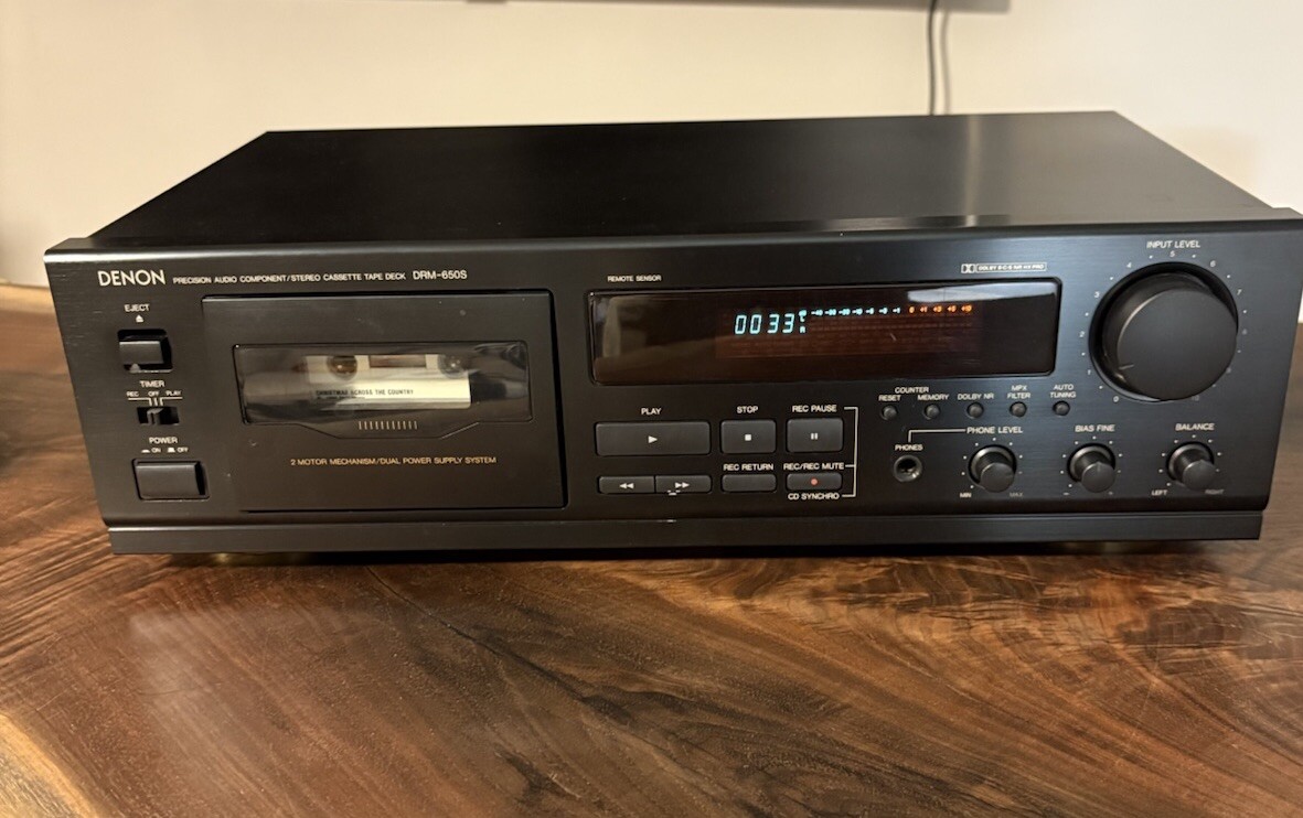 Denon DRM-650s Cassette Deck Tested, Non Functional