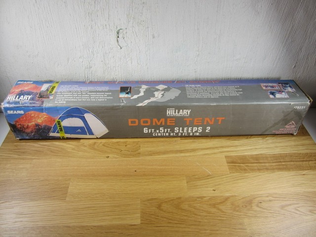 Sears Sir Edmund Hillary 2 Person Dome Tent - Model 78231 for sale ...