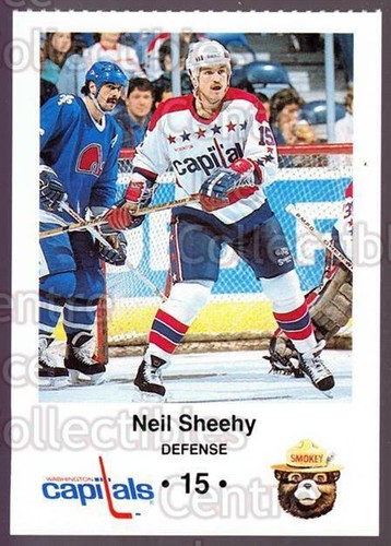 1988-89 Washington Capitals Smokey #21 Neil Sheehy | eBay
