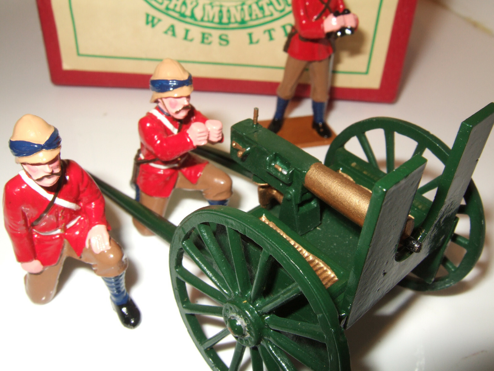 Trophy Miniatures SEQ 6 Maxim MG with 3 crew of The Grenadier Guards in ...