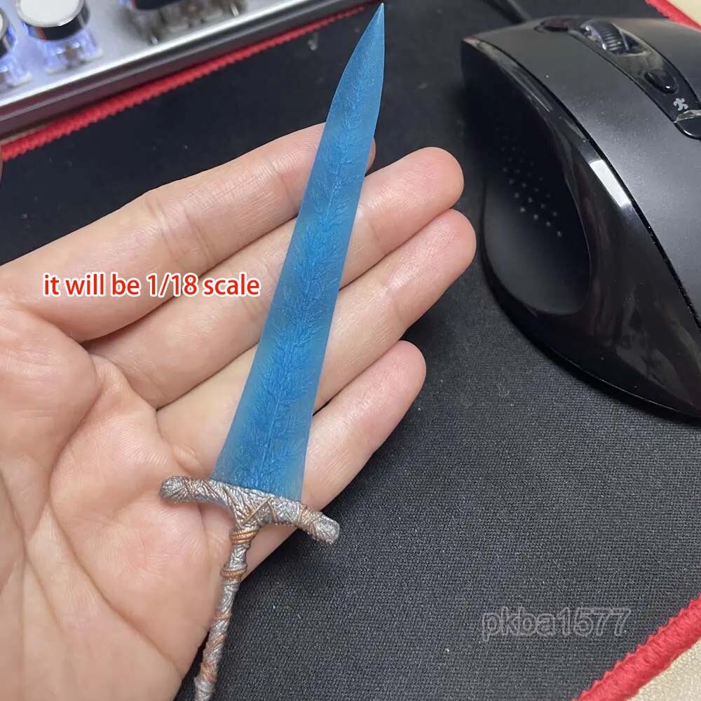 Painted 1/18 Cool Sword Weapon Model For 3.75" Action Figure Joytoy ...