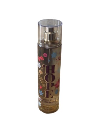 HOPE Winter Peach Marshmallow Fragrance Mist 8 fl.oz. New Bath & Body ...