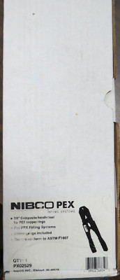 NIBCO PEX PX02529 3/8" COMPOSITE HANDLE TOOL W/GAUGE FOR PEX COPPER ...