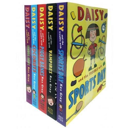 Daisy And The Trouble Collection Kes Gray 5 Books Set Daisy And The Trouble With | eBay