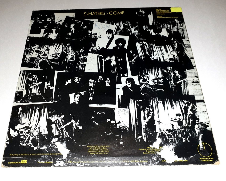 S-HATERS Come Lp Nick Blinko Rudimentary Peni | eBay