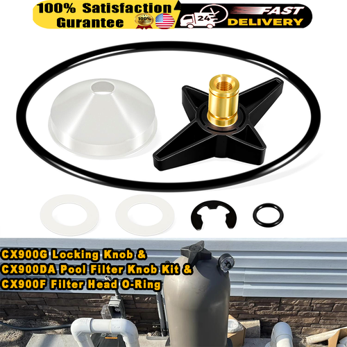CX900G Locking Knob & CX900DA Pool Filter Knob Kit & CX900F Filter Head ...