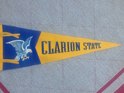 CLARION STATE University Pennant The Golden Eagles of Clarion ...