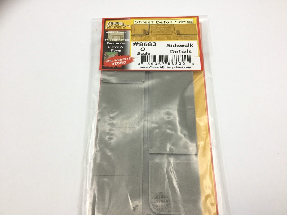 Chooch Enterprises 8683 O/G Scale Flexible Pavement/Sidewalk Details | eBay