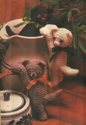 KITTY HANG-UPS CAT PLANT OR CHAIR HANGER DIGEST SIZE CROCHET PATTERN ...