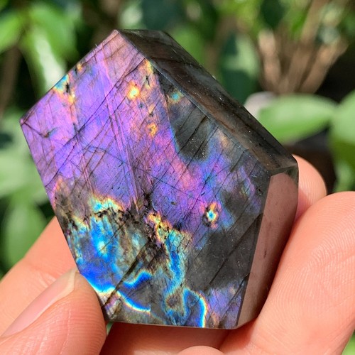36g Natural Purple Labradorite Quartz Crystal Stone Specimen Healing151 ...
