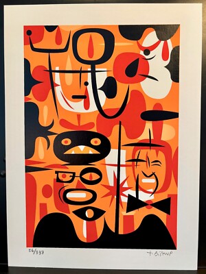 Tim Biskup - My Way, Rat Pack Tribute, Signed Limited Edition Print | eBay