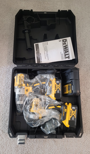DEWALT DCK299P2 20V MAX XR Brushless Hammer Drill/Impact Driver Combo ...