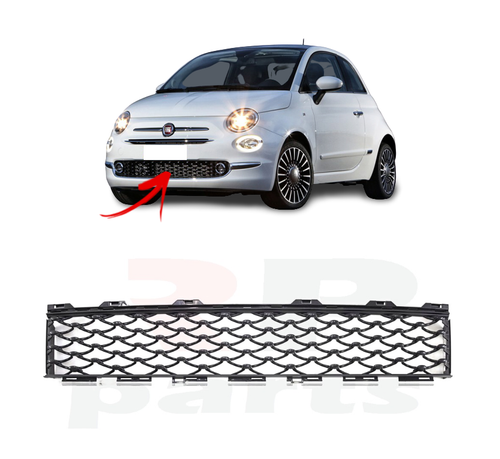 FOR FIAT 500 (312) POP 2016 - 2020 NEW FRONT BUMPER LOWER MESH GRILLE ...
