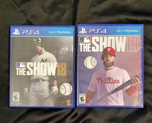 MLB The Show 18 & 19 - Sony PlayStation 4 PS4 Baseball Games Lot Bundle ...