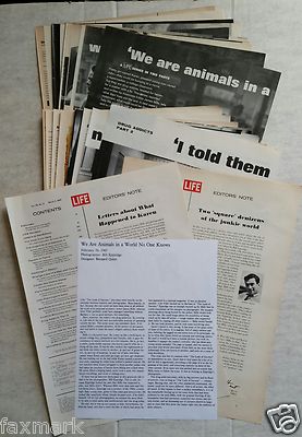 Drug Addiction & Addicts 2 - 1965 Magazine Articles 47 Pages of Info | eBay