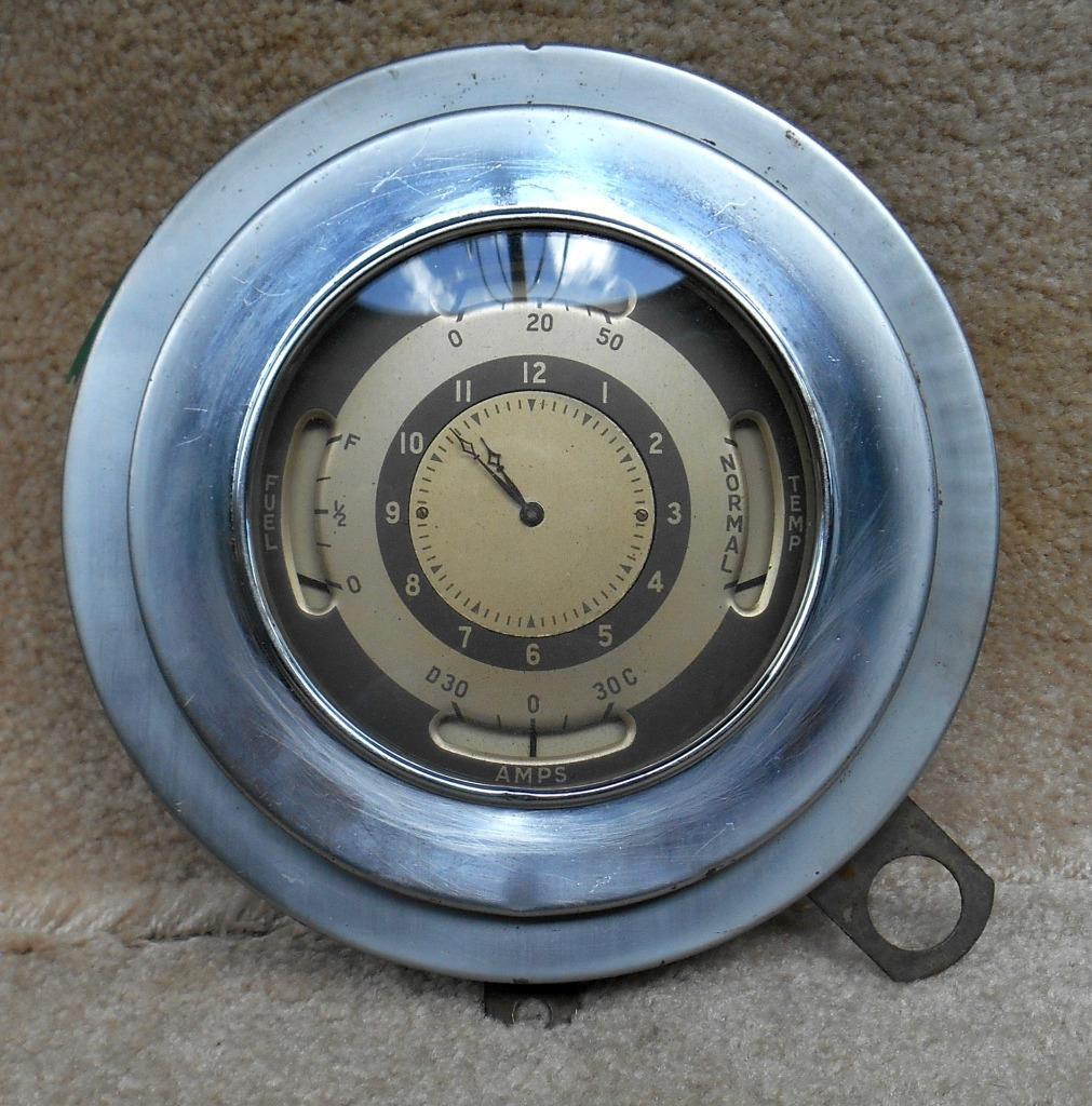 1936 LINCOLN ZEPHYR CLOCK AND GUAGE CLUSTER | eBay