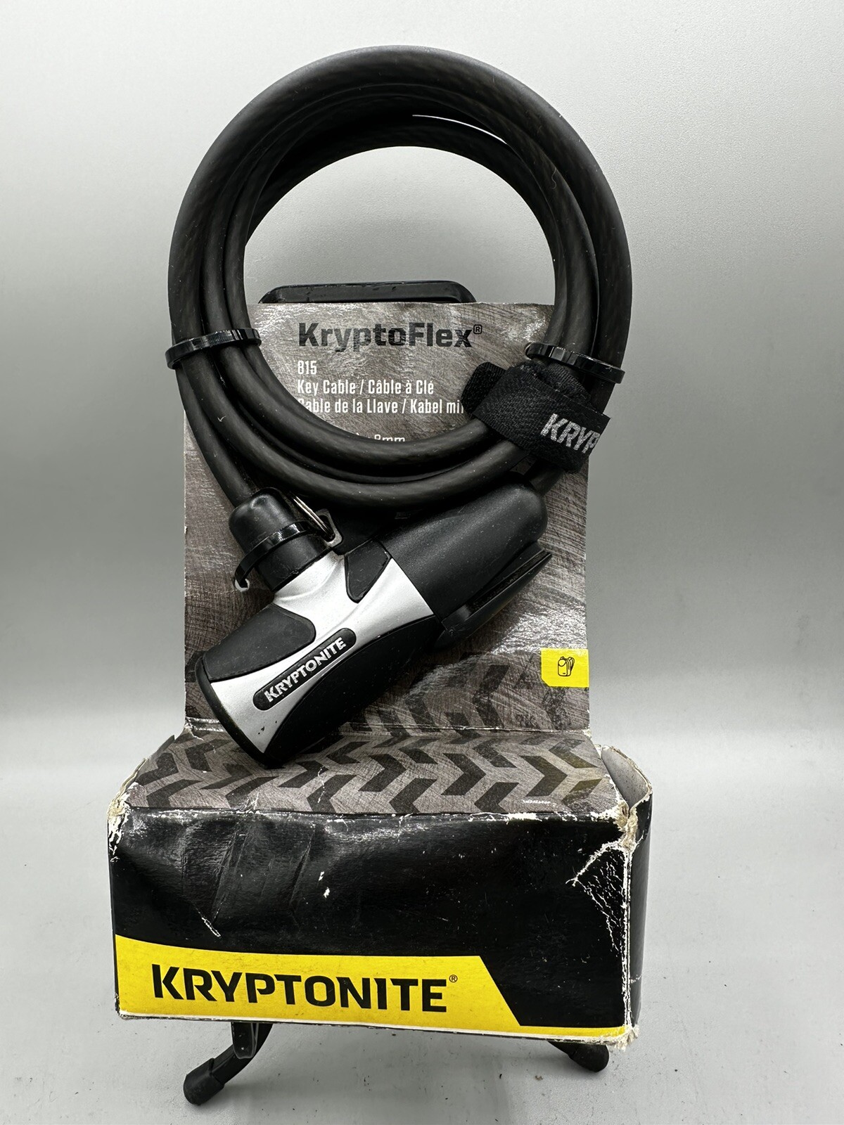Kryptonite KryptoFlex 815 5 ft Key Cable w/ FlexFrame-C bracket Bicycle ...