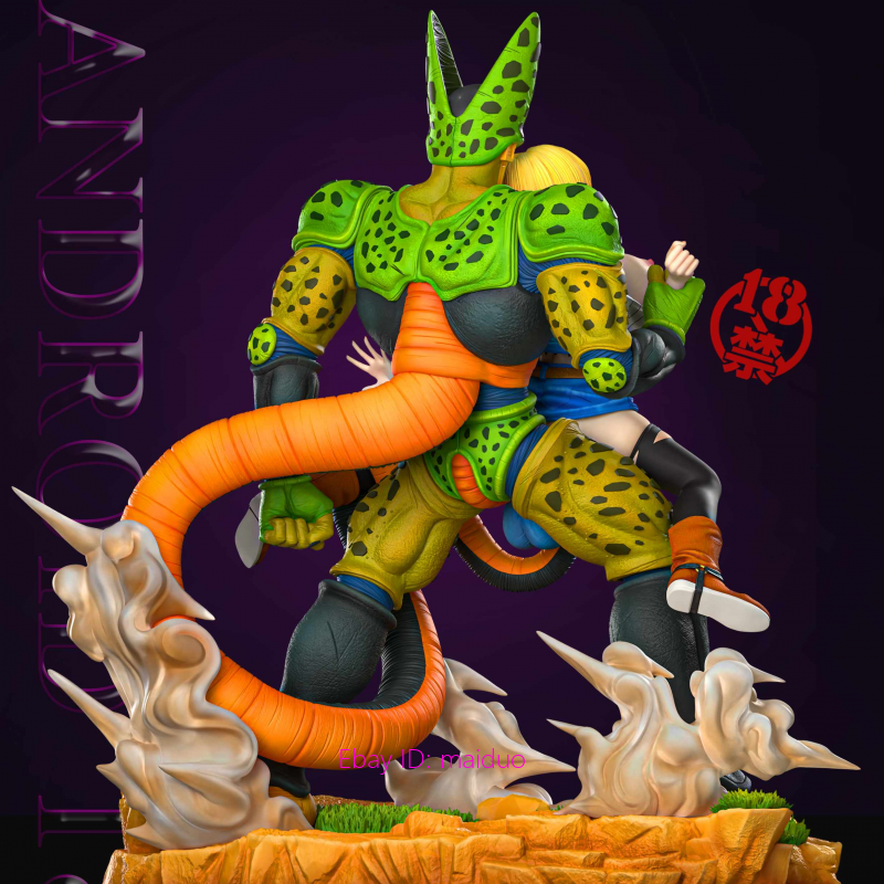 Cell Android 18 Resin FB Studio Dragon Ball Statue Collectibles 43cm | eBay