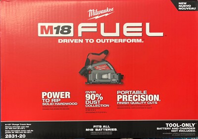 Milwaukee 2831-20 M18 6 1/2 Plunge Track Saw New 45242587254| eBay