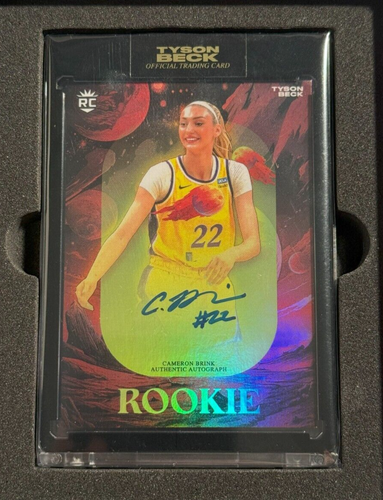 2024 Tyson Beck x CAMERON BRINK Auto Autograph Rookie Card Infinity Red ...