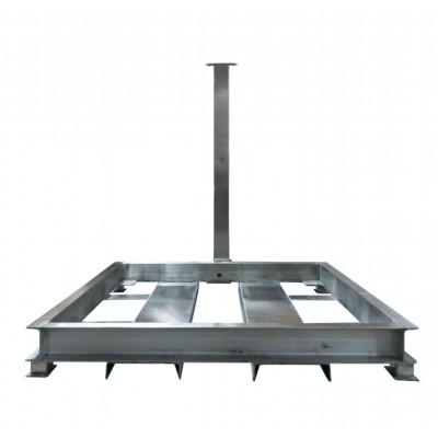 SellEton SL-800-SS-PPF 6'x 6' Portable Stainless Steel Pit Frame Scale ...