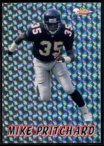 1993 Pacific Prism Mike Pritchard #2 Atlanta Falcons | eBay