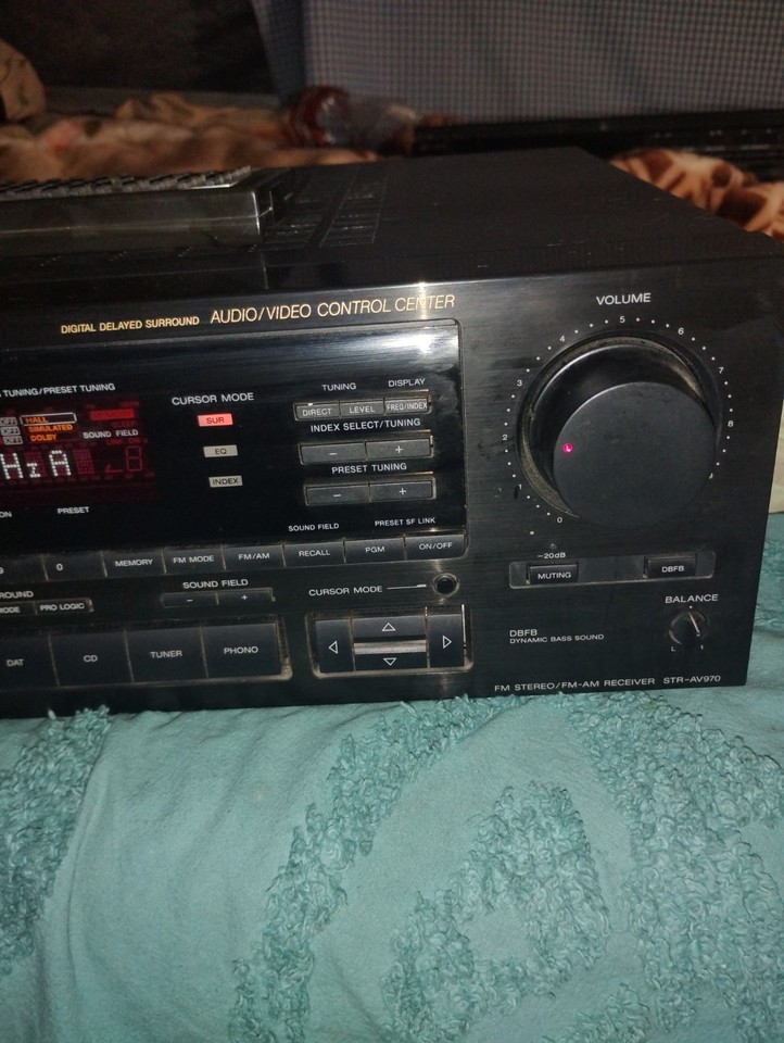 Sony STR-AV970 Receiver HiFi Stereo VTG W Remote Bundle Surround Sound ...
