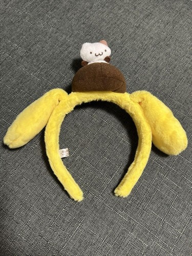 Sanrio Puroland Pom Pom Pudding Muffin Headband Used Excellent Condition
