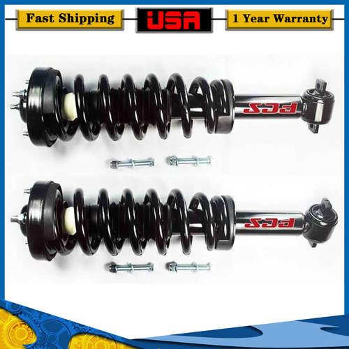 Front Shocks Struts and Coil Spring Assembly 2PCS Set FCS For 2014 Ford ...