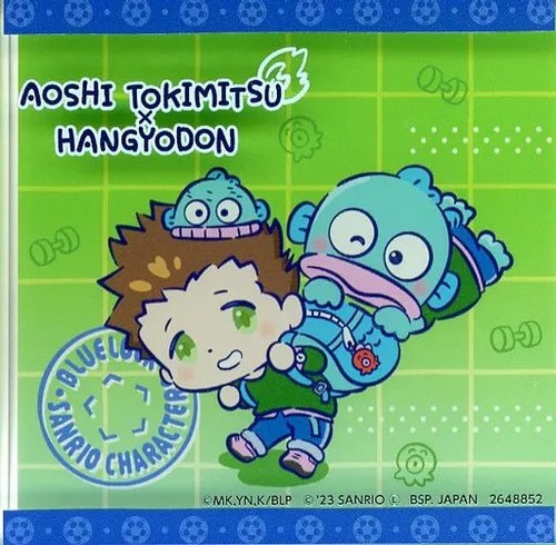 Acrylic Stand Panel Tokimitsu Aoshi Hangyodon Block Bluelock Sanrio ...