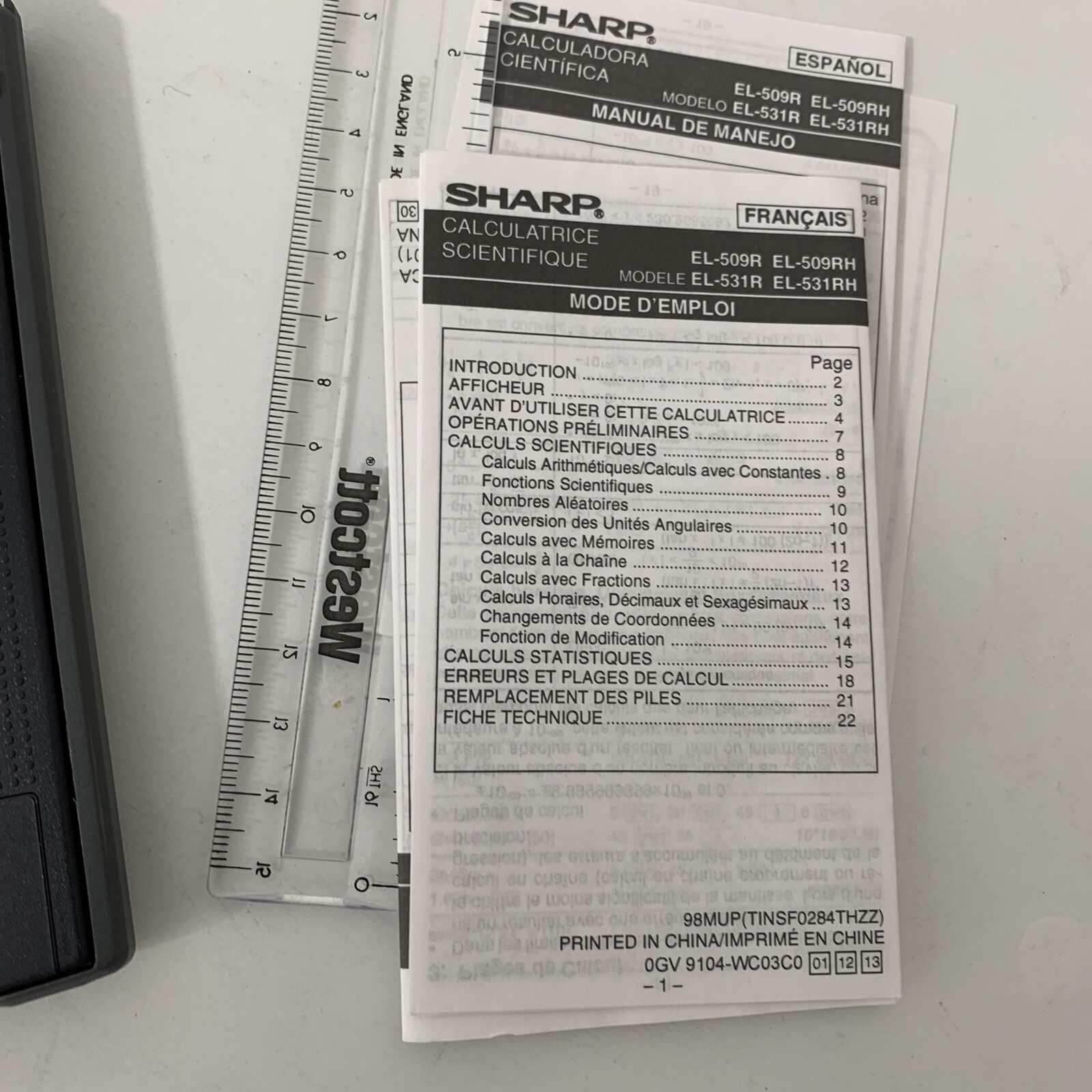 Sharp Advanced DAL Gray Handheld Scientific Calculator EL-531R | eBay