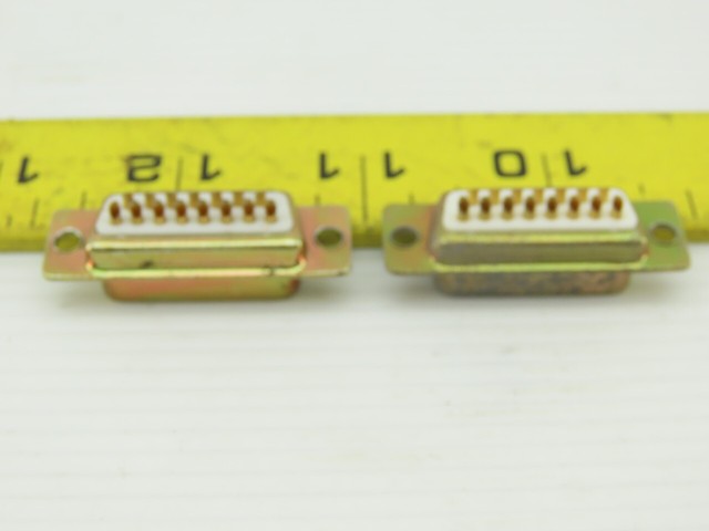 4x Cinch DA15P D Sub Connector Standard 15pos Plug for sale online | eBay