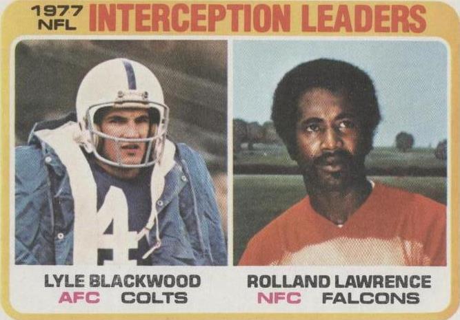 1978 Topps - League Leaders Lyle Blackwood, Rolland Lawrence #335 for ...